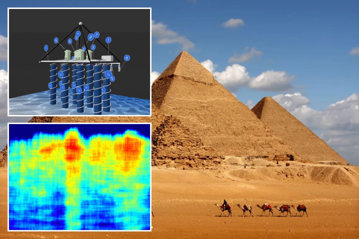 4 Satellites Confirm Khafre Pyramid SAR Scan Discovery of Massive ...